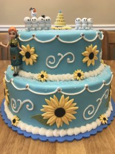 Frozen Fever cake - Cooking with a side of Chaos